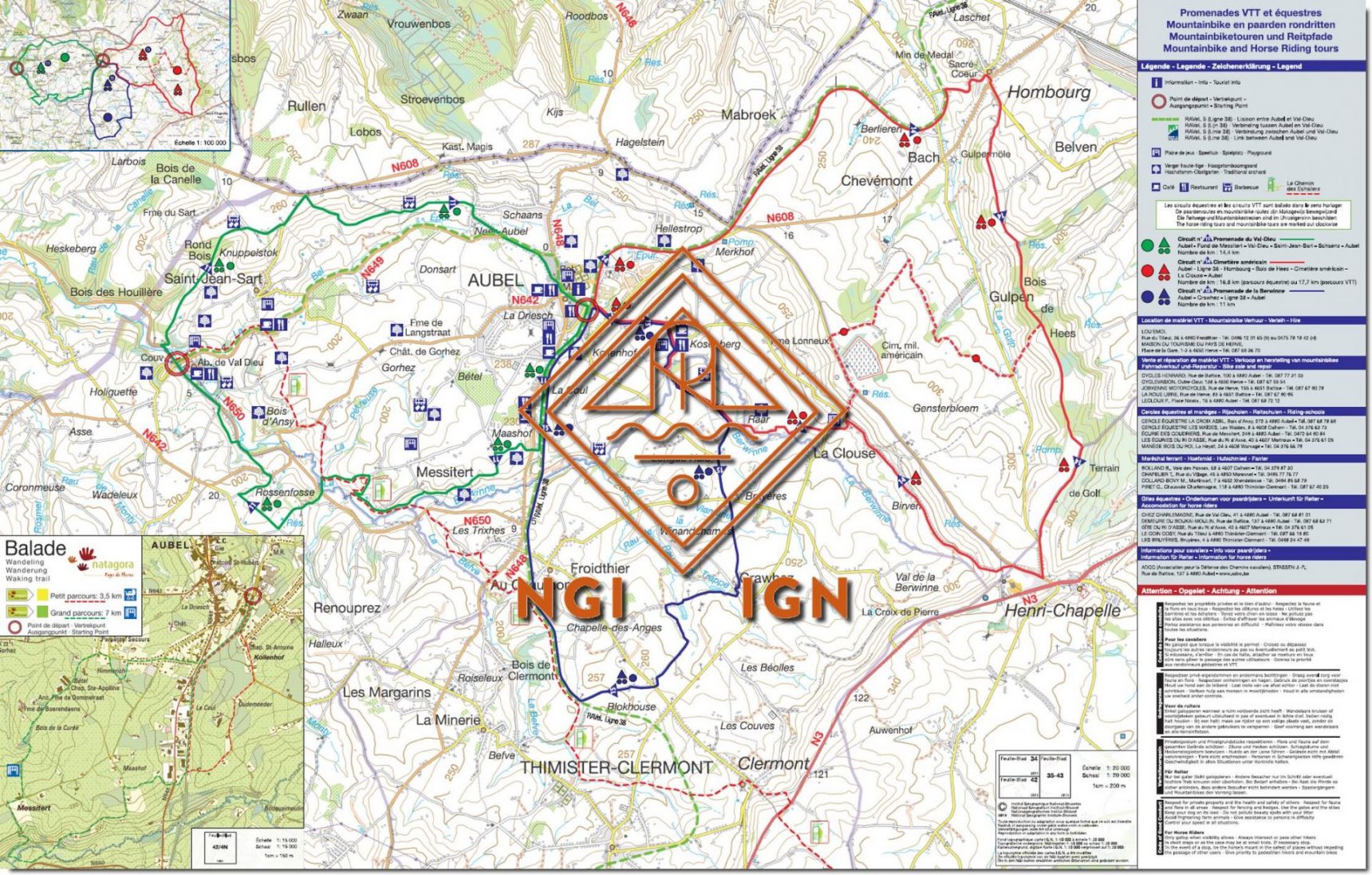 Aubel - Webshop Institut géographique national