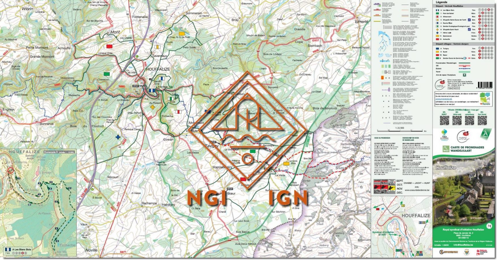 Houffalize - Webshop Institut géographique national