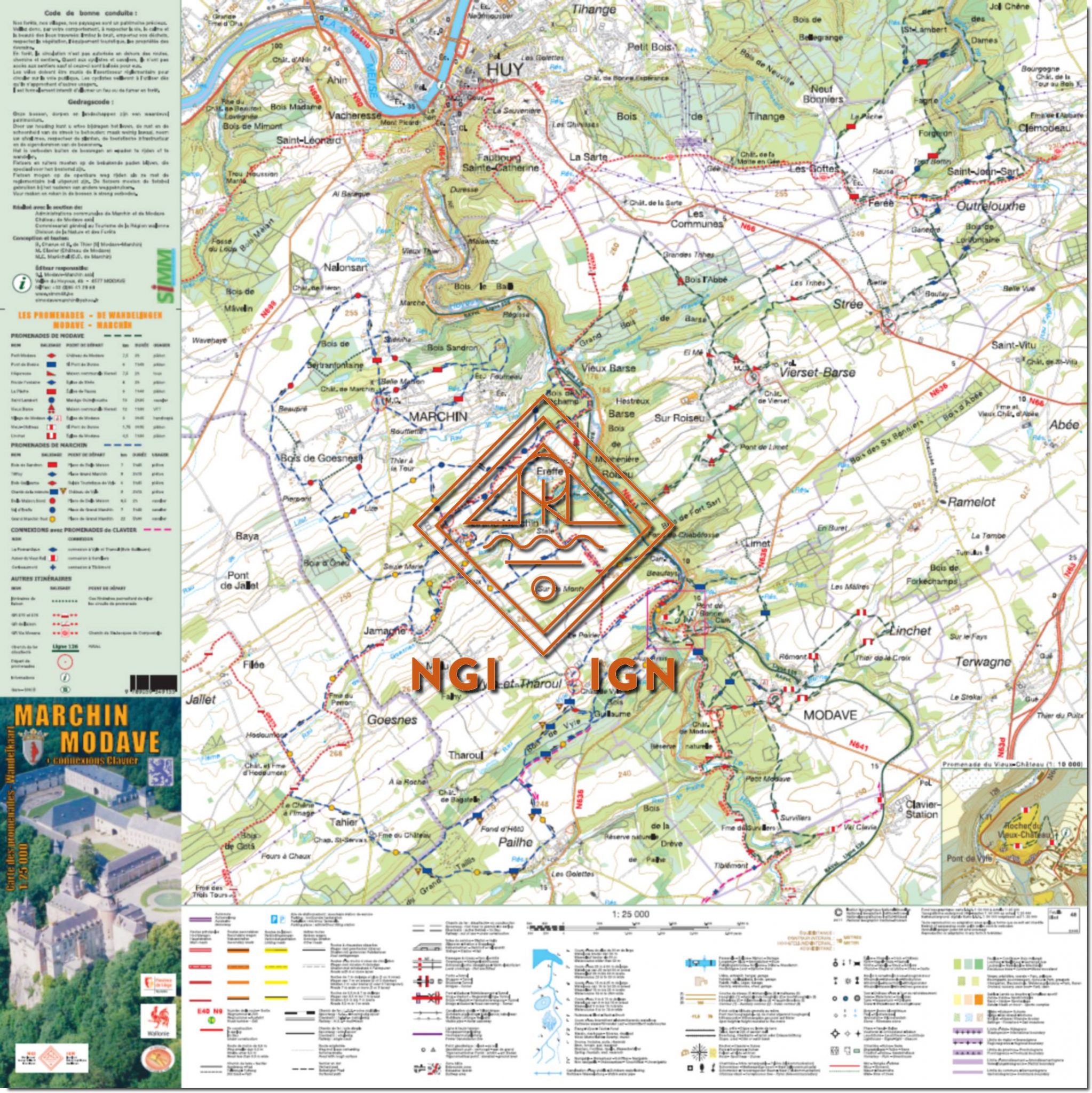 Marchin Modave - Webshop de l'Institut géographique national