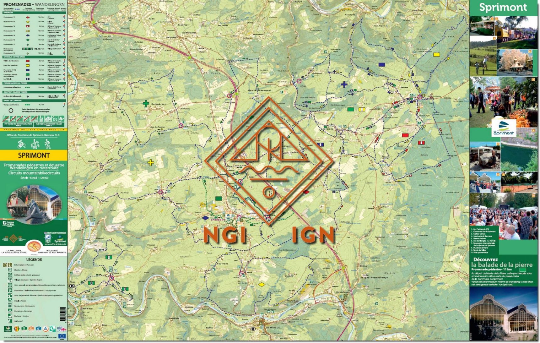 Sprimont - Webshop de l'Institut géographique national