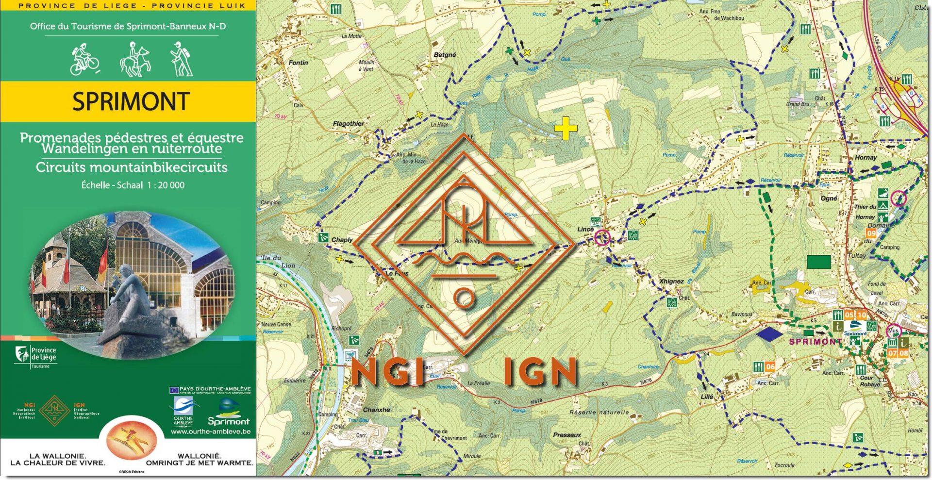 Sprimont - Webshop de l'Institut géographique national