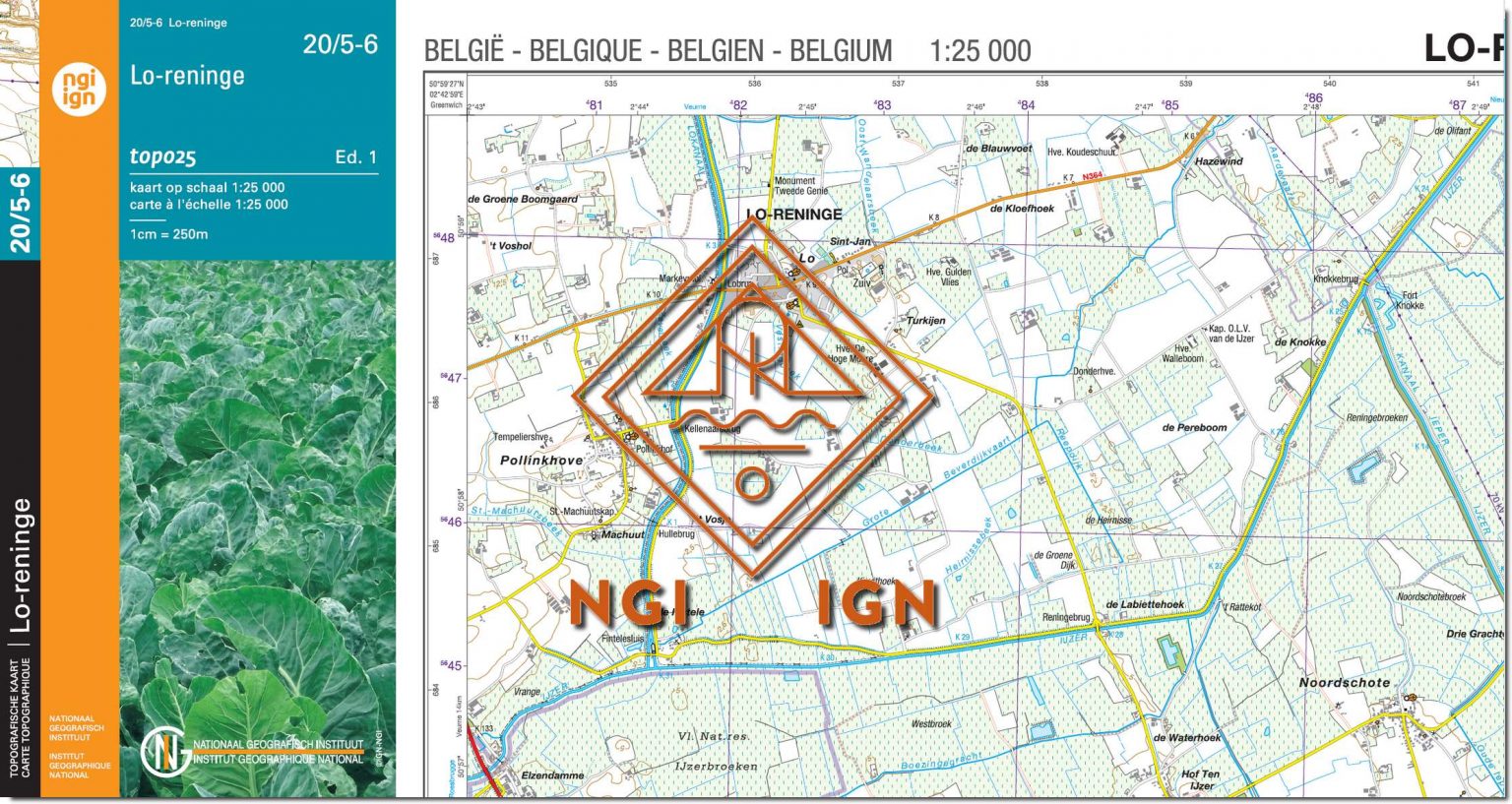 Lo-Reninge - Webshop Nationaal Geografisch Instituut