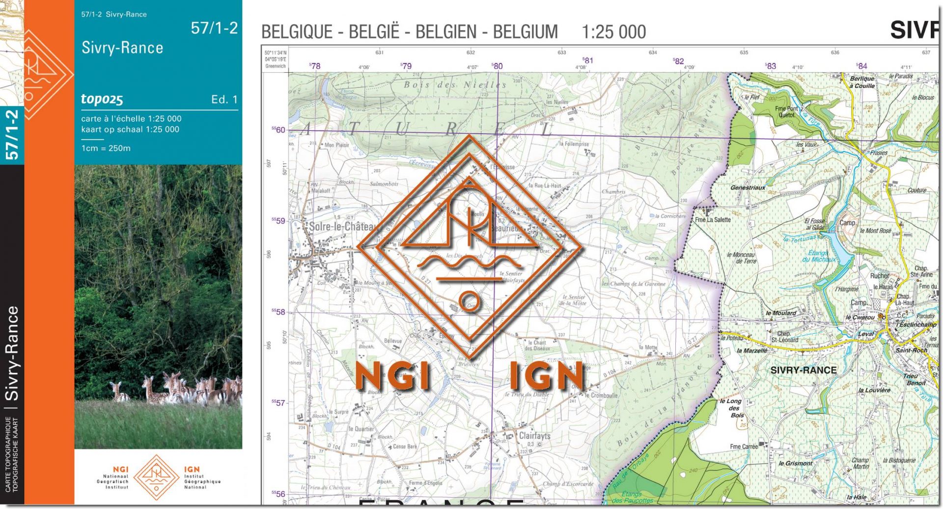 Sivry-Rance - Webshop de l'Institut géographique national